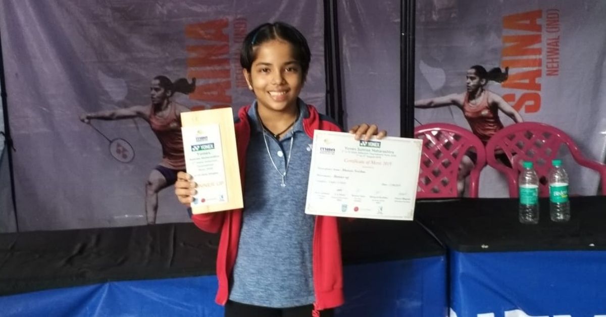 Who plays younger Saina Nehwal in the movie 'Saina'?
