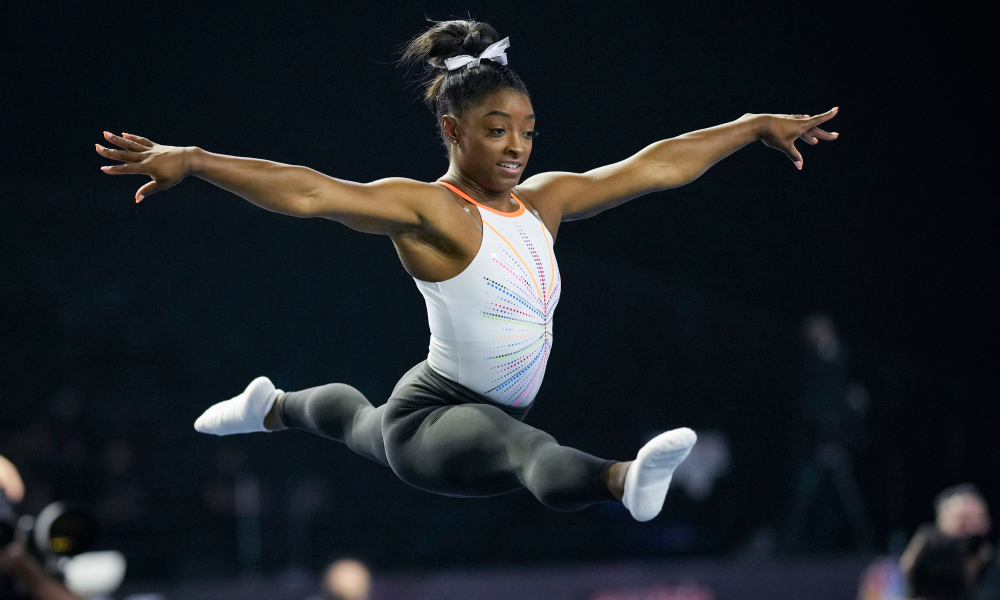 Gymnast Simone Biles creates history with Yurchenko Double Pike. What ...