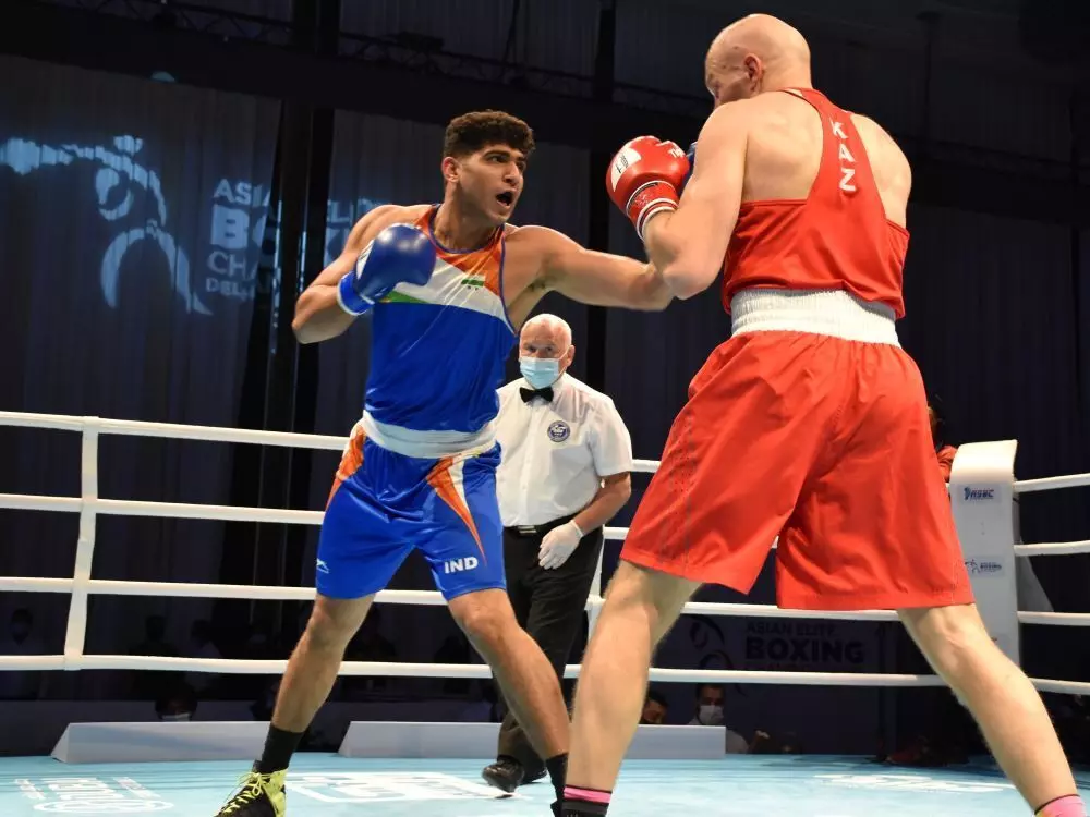 Sanjeet punches his way to gold at Asian Boxing Championships