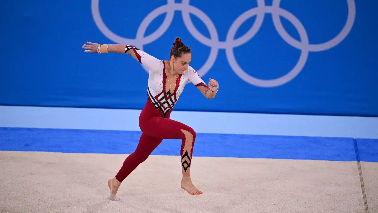 Gymnastics team, tired of ''sexualization,'' wears unitards