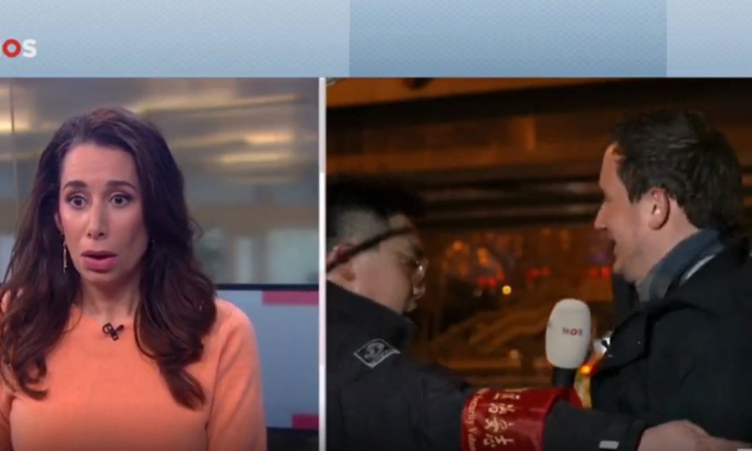 Dutch journalist dragged away during live Winter Olympics broadcast