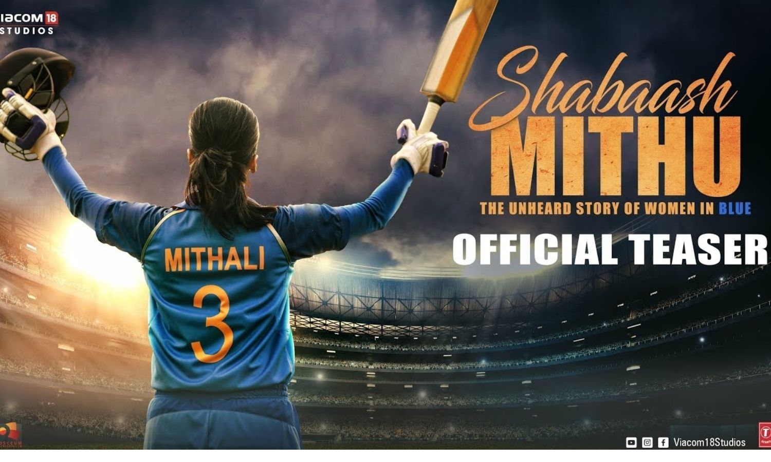 WATCH: Mithali Raj's biopic 'Shaabash Mithu' teaser shows how a woman ...