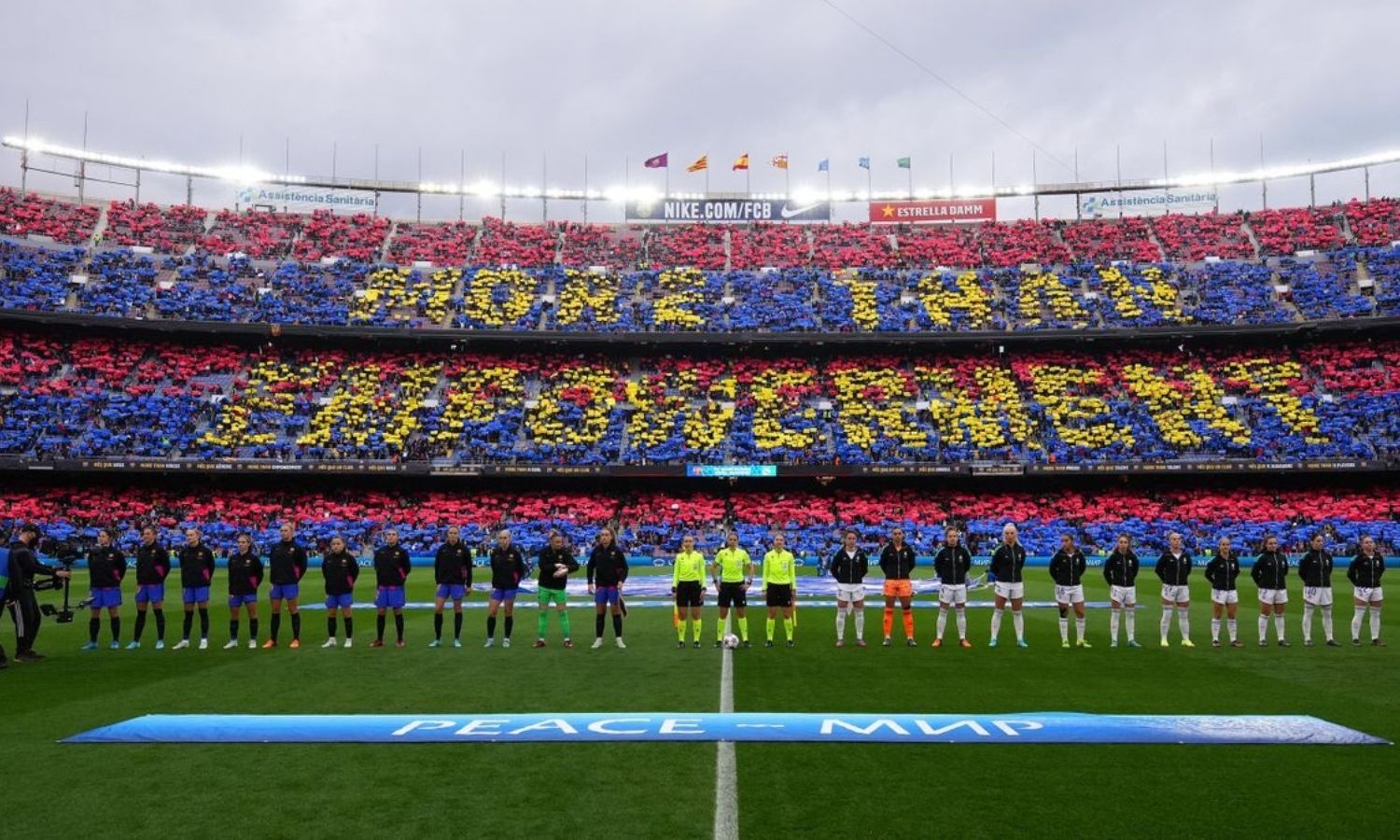 World record crowd at Nou Camp for women's football match