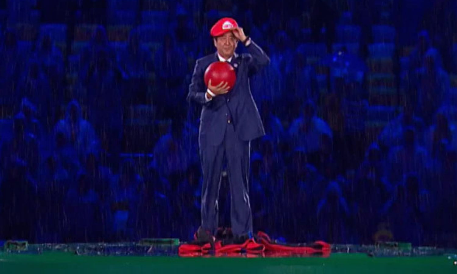 Shinzo Abe impersonated ''Super Mario'' to promote Tokyo Olympics