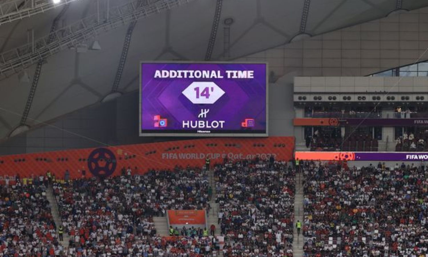 Why are there long stoppage time periods at the FIFA World Cup 2022?