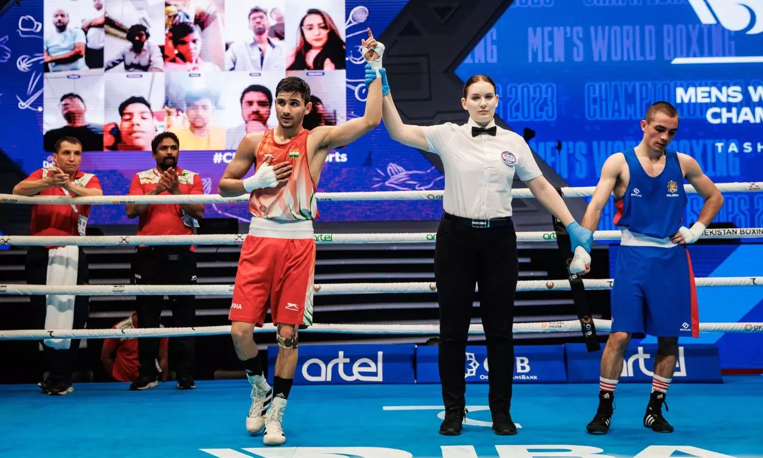 World Men's Boxing C'ship: Sachin enters Round of 16 on debut