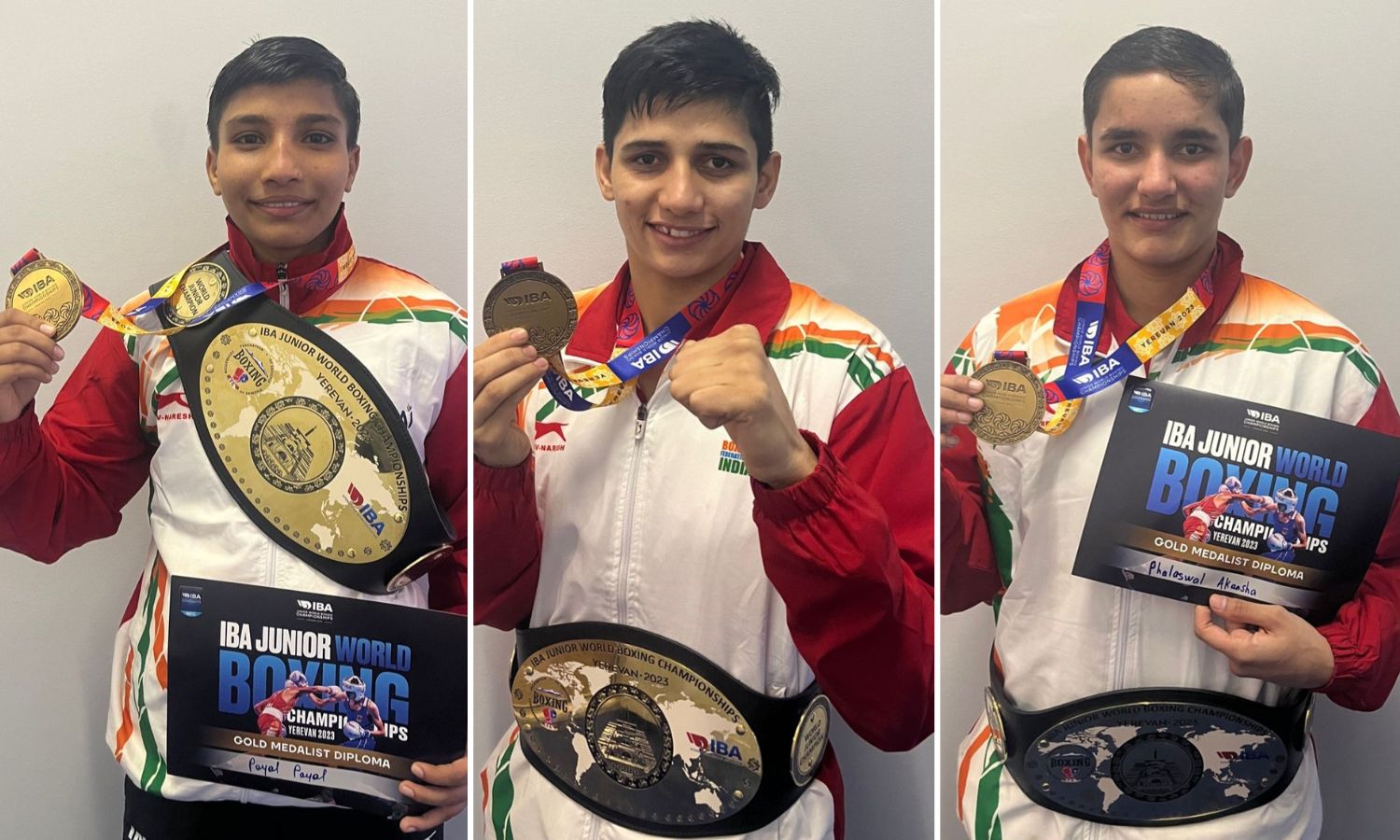 Junior World Boxing C’ships: Payal, Nisha and Akansha strike gold as ...