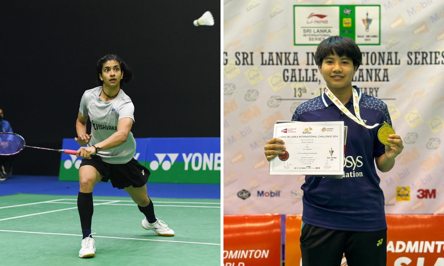Malvika Bansod, Isharani Baruah emerge champions in Azerbaijan, Sri Lanka