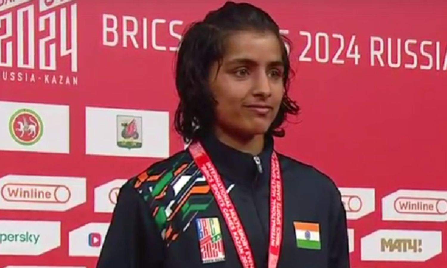 Aparna wins gold medal in wushu at the BRICS Games