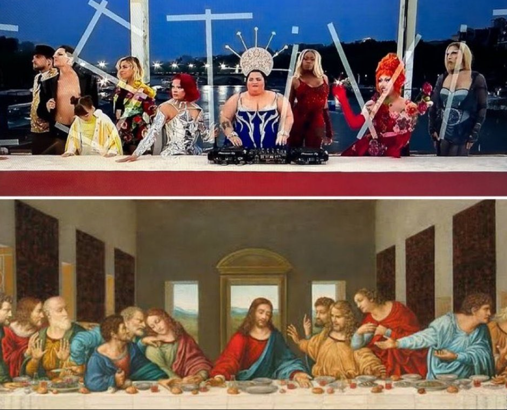 'The Last Supper' mocked at the opening ceremony