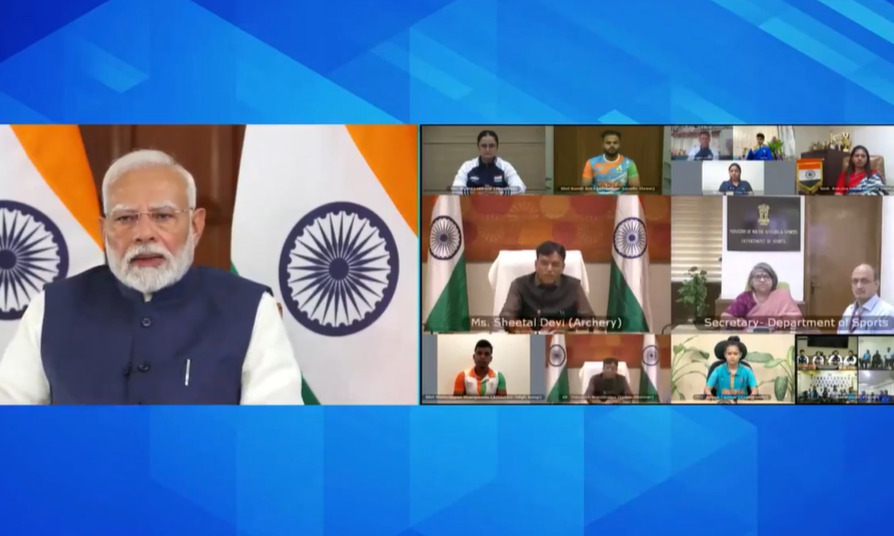 PM Modi wishes luck to the Indian contingent for the Paris Paralympics