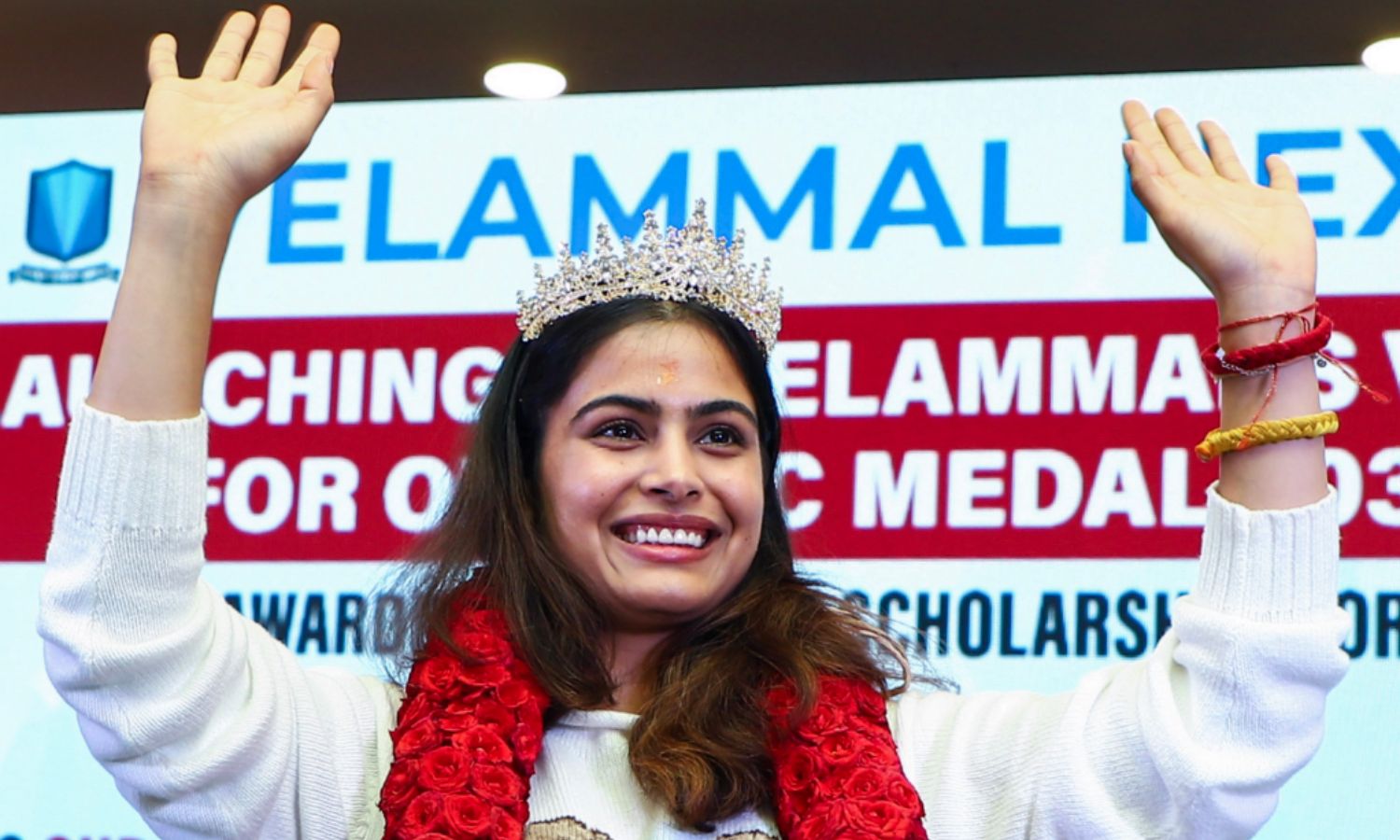 Manu Bhaker shares her success mantra with Chennai kids