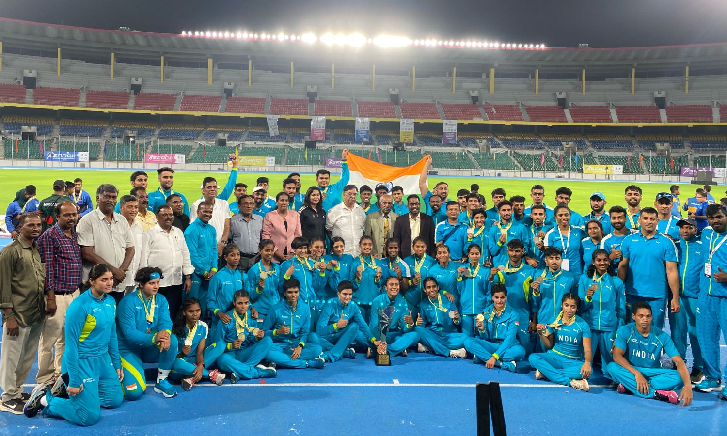 SAAF Junior Athletics C'ships: India wins title with 48 medals