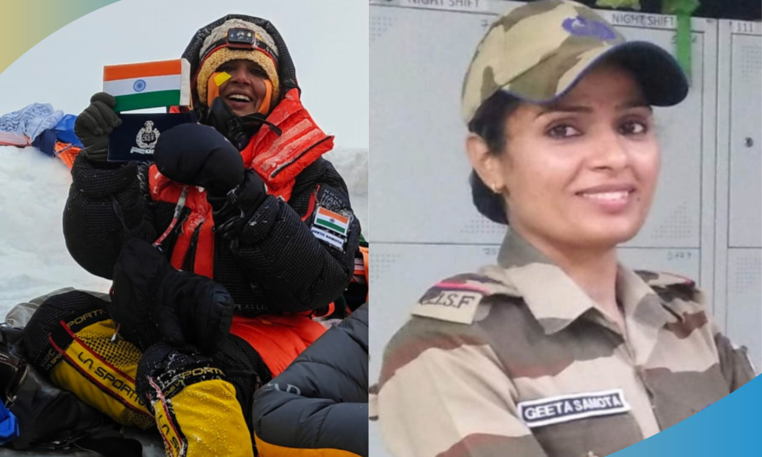 Geeta Samota becomes first CISF personnel to summit Mount Everest