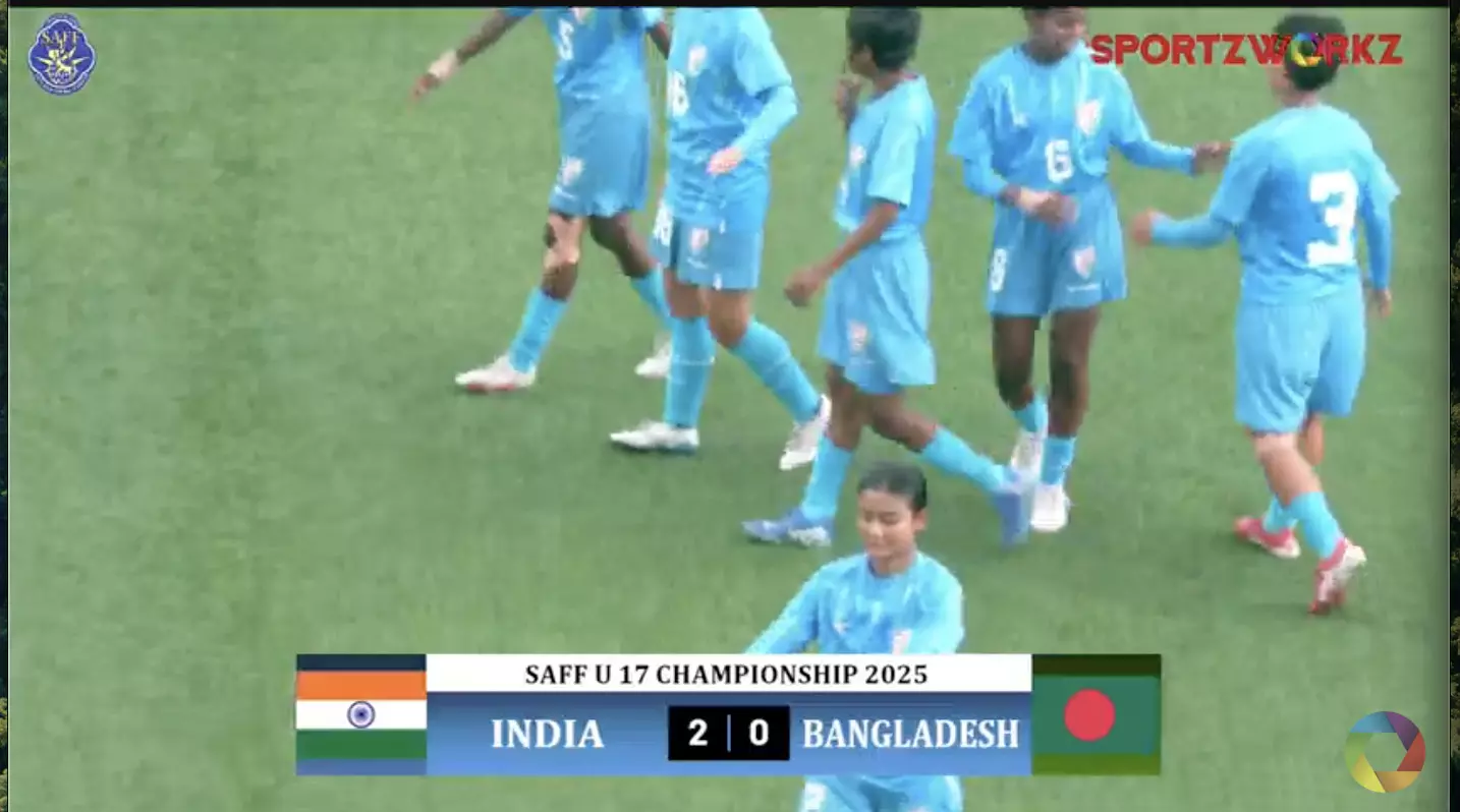 SAFF U17 Women's Championship: India beat Bangladesh 2-0- Highlights