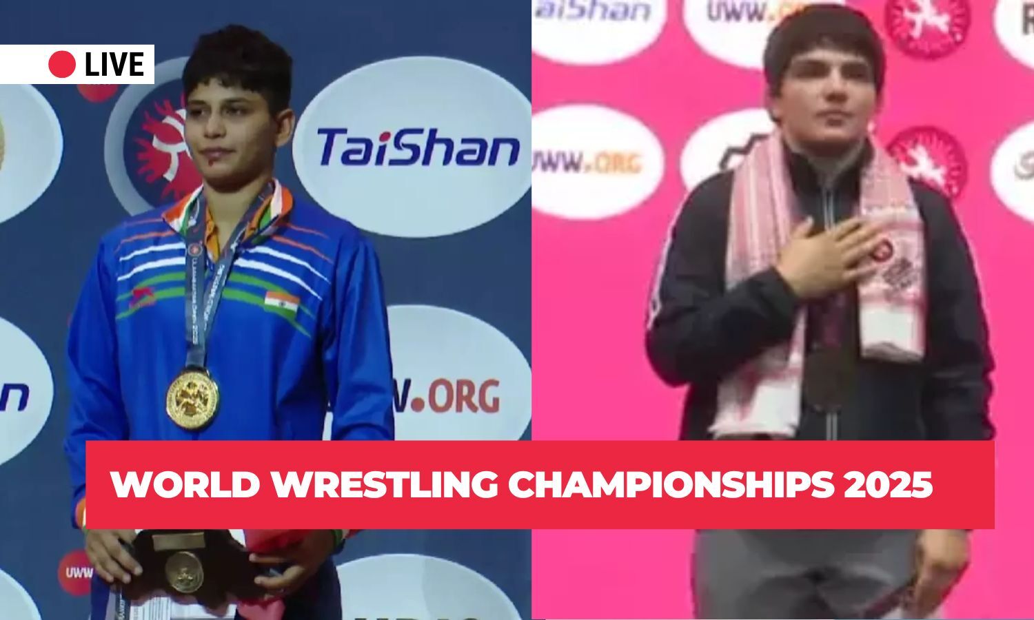 World Wrestling C'ships 2025: Antim Panghal wins the bronze medal ...